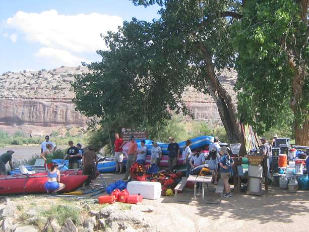 Leaving from Westwater Ranger Station